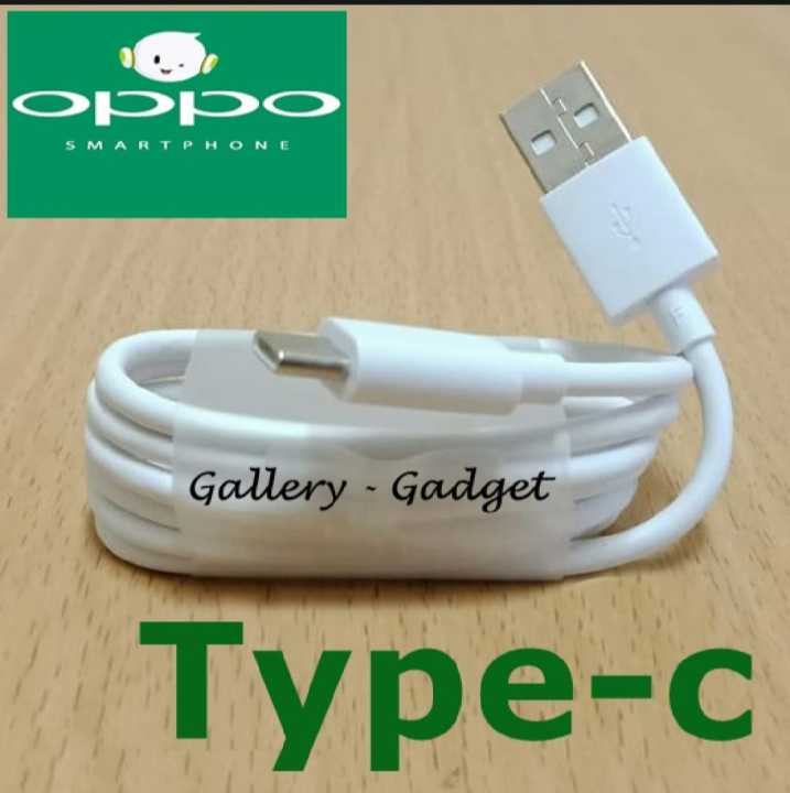 Kabel Data Oppo A55 A57 2022 F15 Original 100% Fast Charging 18WAT USB ...