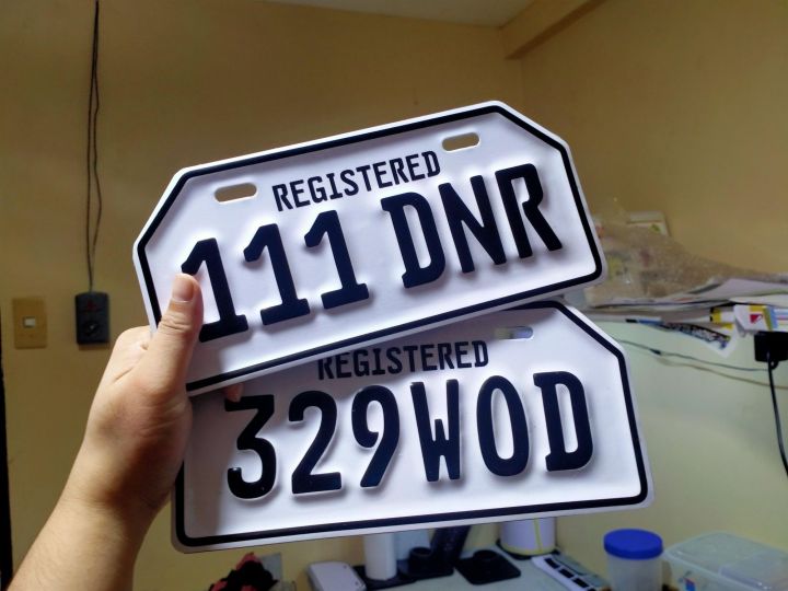 Temporary Motorcycle Design Plate | Lazada PH
