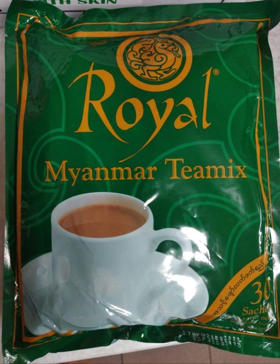 Royal Myanmar Tea mix (ชานมพม่า 3 in1 ขนาด 30 ซอง ชาพม่า ชาร้อน ชาเย็น ...