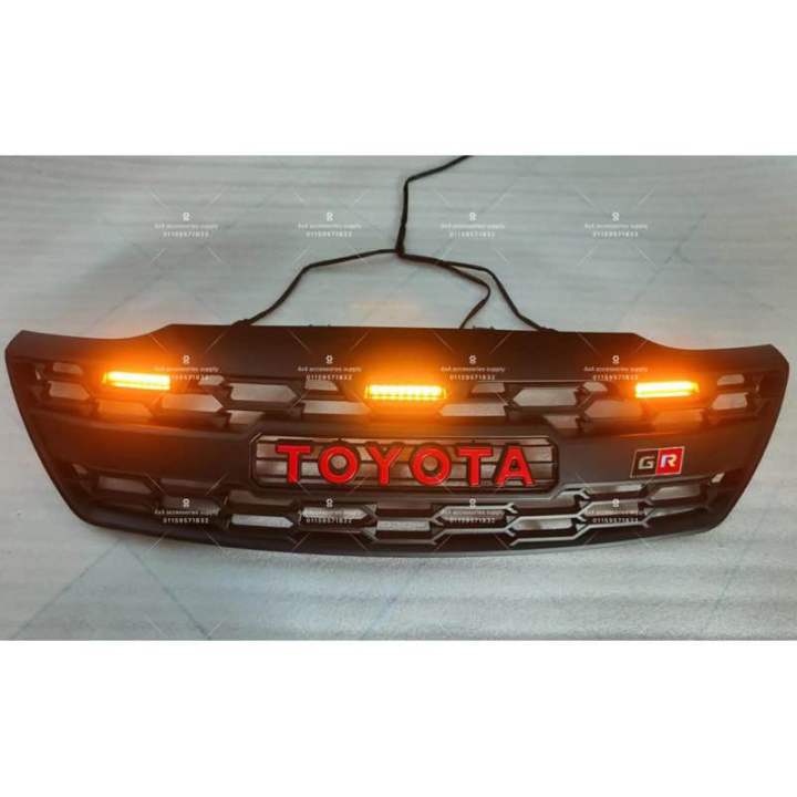 Toyota Fortuner 2012-2015 GR Sport 3LED Front Grill Grille fortuner gr ...