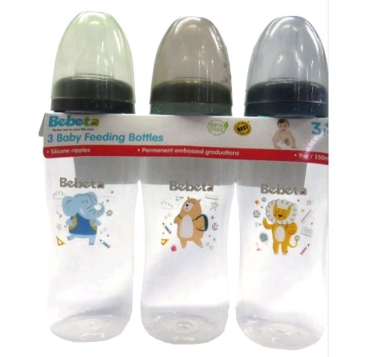 Bebeta Feeding Bottle 9oz / PBA FREE 3pcs per pack | Lazada PH