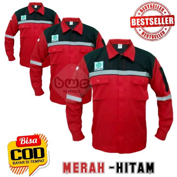 WEARPACK SAFETY K3 SERAGAM TAMBANG KEMEJA SAFETY K3 SERAGAM PABRIK ...
