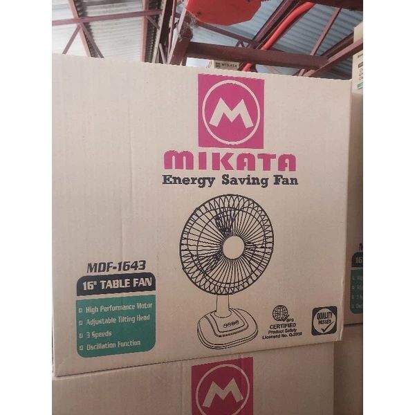 Mikata 16 inch Desk Fan mdf-1643-B | Lazada PH