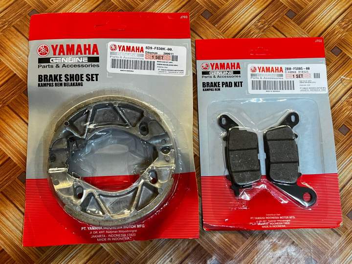 Yamaha Brake Pad/Brake Shoe for Nmax v1 v2 / Aerox / Mio Soul i125 ...