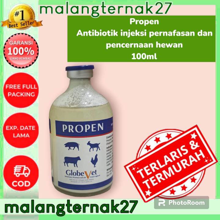 Propen pengganti Penstrep procaben 100 ml Obat Injek mastitis Hewan ...