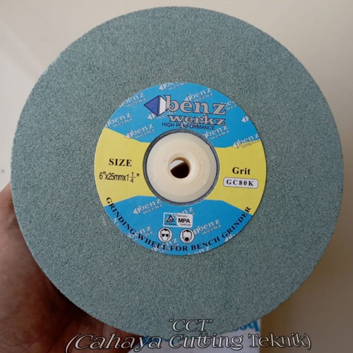 Batu gerinda asah poles 6 inch batu gerinda duduk 6" × 25mm × 1.1/4 ...