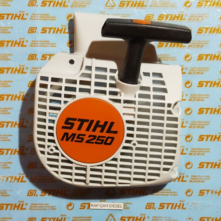 Recoil starter assy chain saw stihl MS-250 STIHL ORIGINAL | Lazada ...