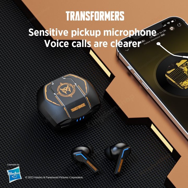 Transformers TF-T06 TWS Bluetooth Headset 5.3 Wireless Earphones HIFI ...