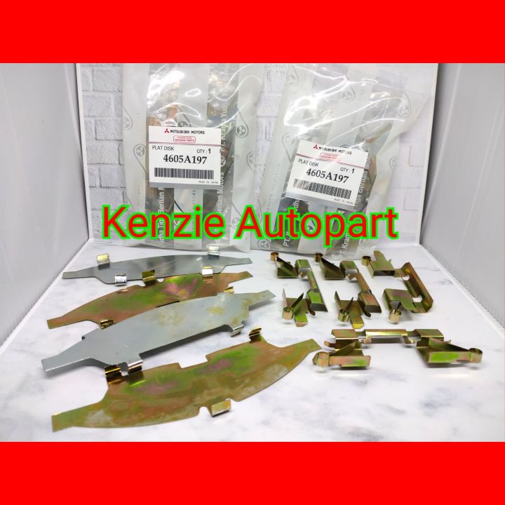 PLAT DISK BRAKE PAD SPRING MITSUBISHI PAJERO SPORT TRITON | Lazada ...