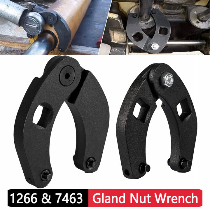 Small and Large Adjustable Gland Nut Wrench 1266 & 7463 Universal Gland ...