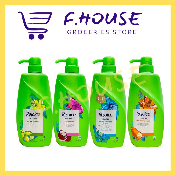 Rejoice Shampoo Anti Dandruff 3 in 1 / Rich Soft Smooth (600ml) | Lazada