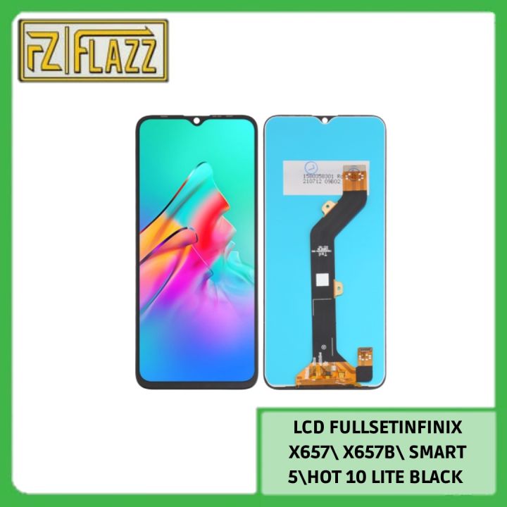 LCD TOUCHSCREEN INFINIX SMART 5 X657 X657B HOT 10 LITE HITAM | Lazada ...