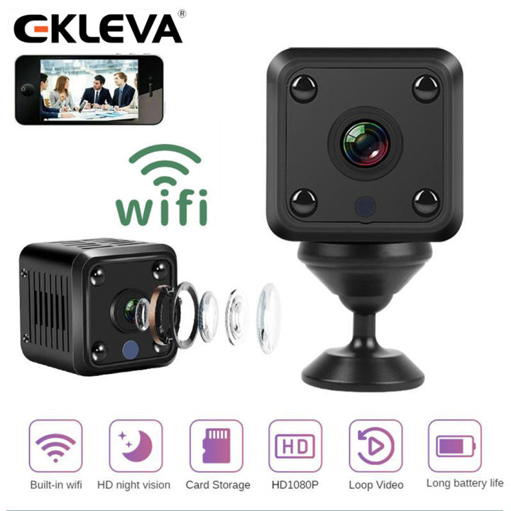 EKLEVA X6 Mini IP Camera WiFi Sports Camera HD 1080P Wireless Security ...