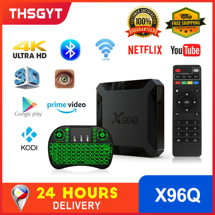X96Q 4k tv box 2023 original sale set android smart tv box for not ...