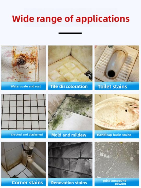 JIFANPAUL | Tile Cleaning Agent Stain Removal Yellow Removal Cement ...