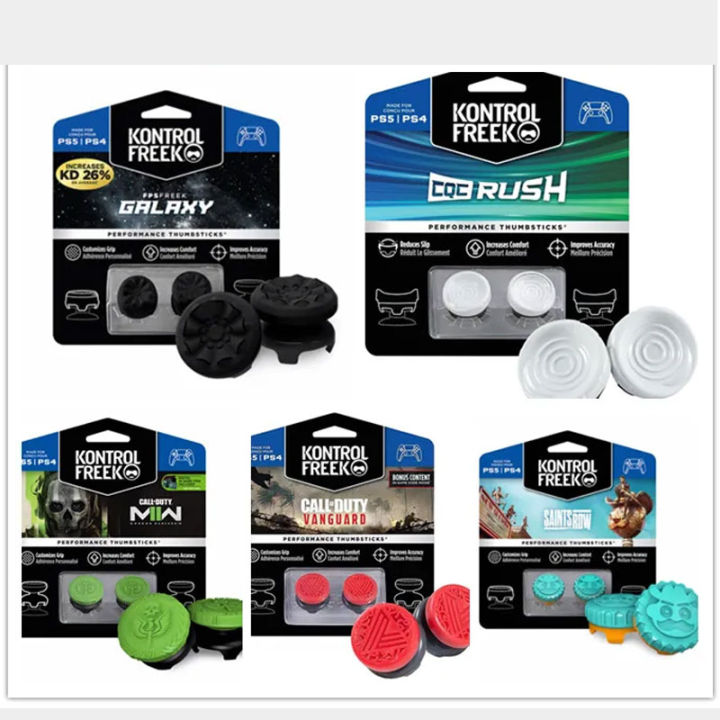 KontrolFreek FPS Freek Galaxy for Playstation PS5 High-Rise Analog Stick PS4 Performance Command ...