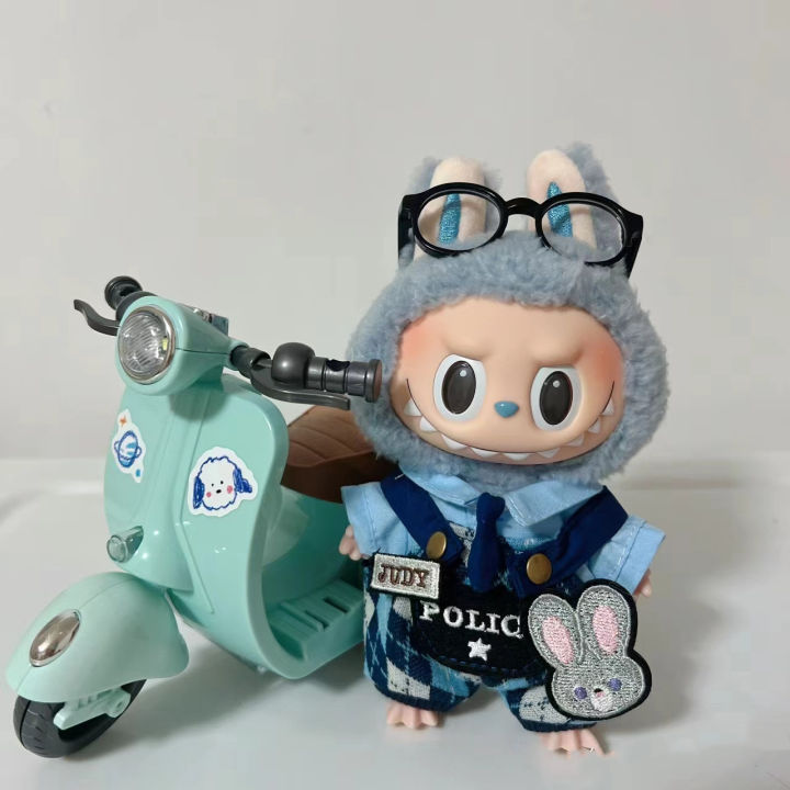 (ไม่รวมตุ๊กตา) 17เซนติเมตร ลาบูบู้ Labubu Macaron หมุนเคลื่อนย้ายได้รถ ...