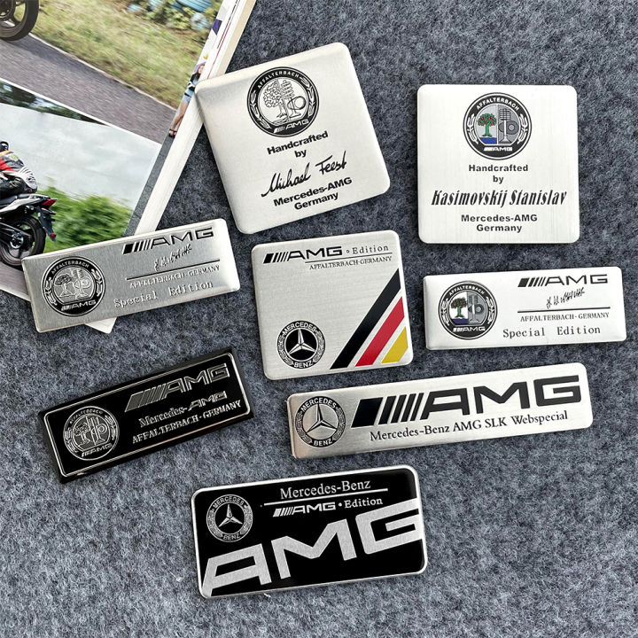 For Mercedes Benz EMBLEM LOGO Decal ABS Stickers Aluminum Alloy ...