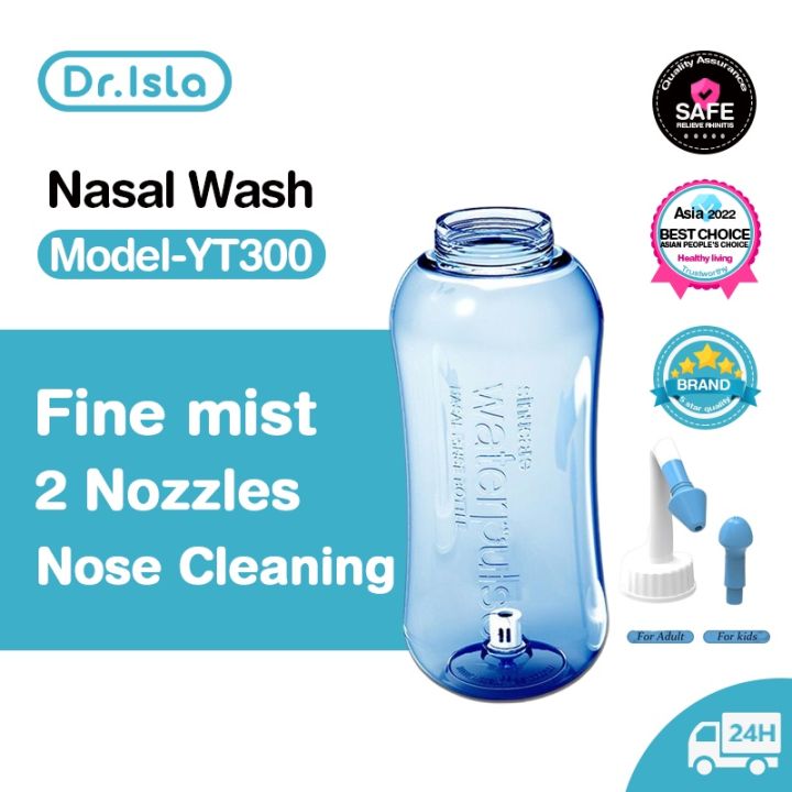 Dr.Isla YT300 Original 330ML Waterpulse Nose Wash Bottle Nasal Wash ...