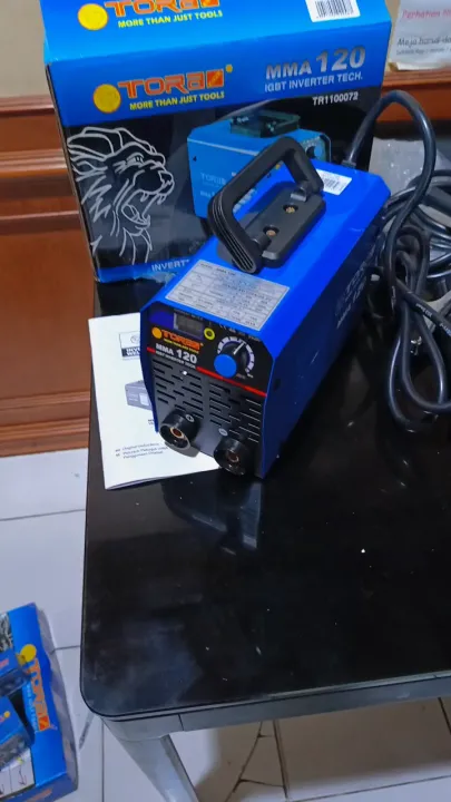 TORA MMA 120A Mesin Travo Las DIGITAL Listrik Inverter Setara MMA 120 A Trafo IGBT | Lazada ...
