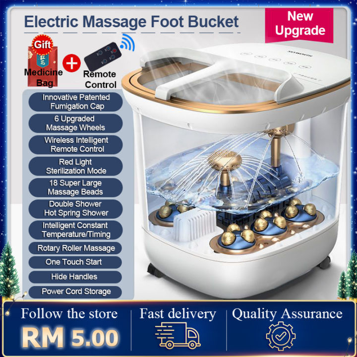 Electric foot spa machine, foot spa basin, foot bath basin, Double hot ...