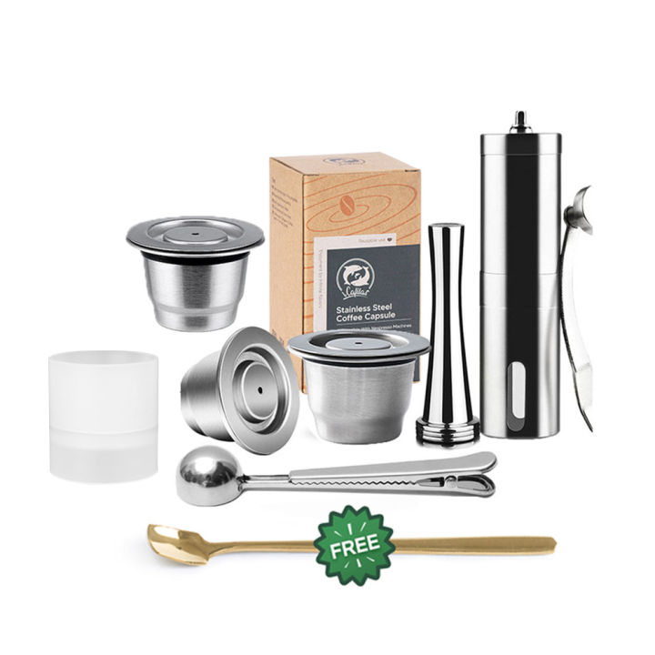 Reusable Coffee Capsule For Nespresso Stainless Steel Espresso Cups ...