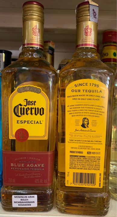 Jose Cuervo’s Especial Blue Agave Reposado Tequila 750ml | Lazada
