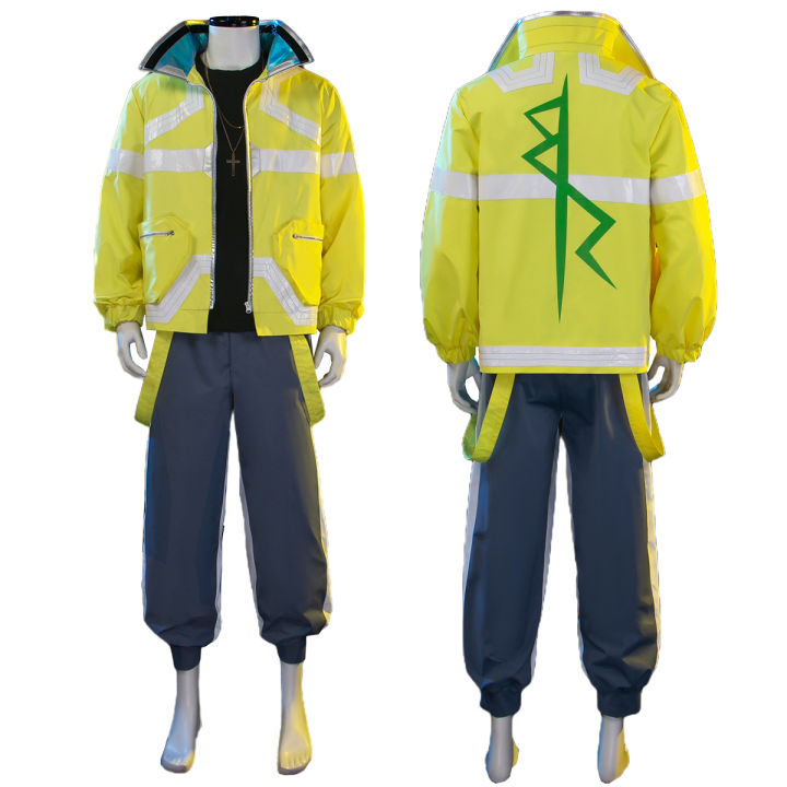 Anime Edgerunners David Martinez Cosplay Costume David Jacket Hoodie ...