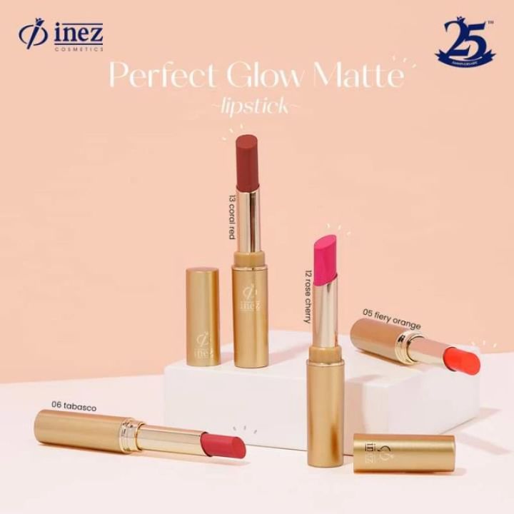 INEZ PERFECT GLOW MATTE LIPSTICK | Lazada Indonesia