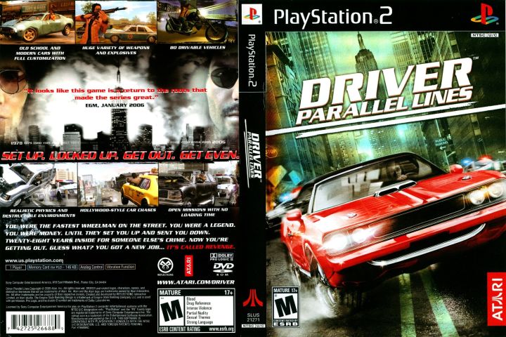 PS2 DVD Games Driver - Parallel Lines | Lazada