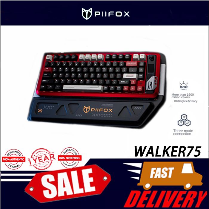 PIIFOX WALKER75 Magnetic Switch Wireless Three Modes Game Aluminum Game ...