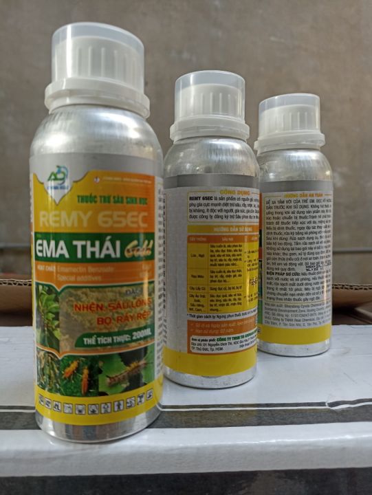 Thuốc trừ sâu sinh học cao cấp Ema thái gold 6,5EC chai nhôm 200ml trừ ...
