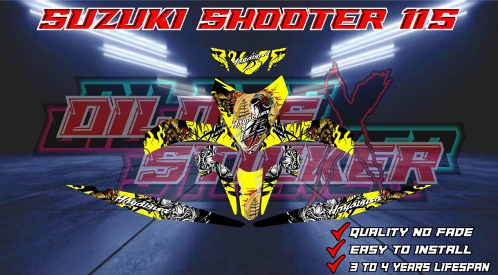 Suzuki Shooter 115 Full body Decals Sticker | Lazada PH