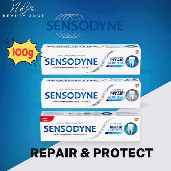 SENSODYNE Toothpaste Repair & Protect Deep Repair 100g | Lazada