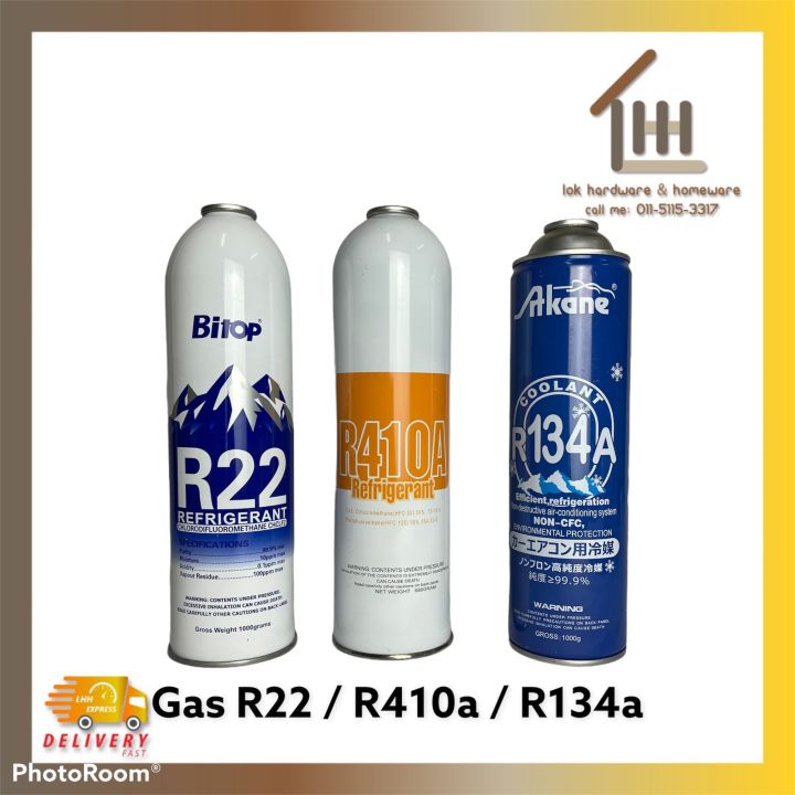 Gas R22 / Gas R410A / Gas R134A for Air Cond / Car Air Cond & Cap Valve Adaptor R134a / R22 ...