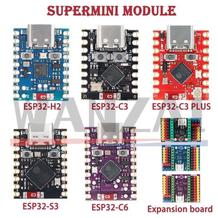 Esp32 Supermini Development Board Esp32 C3esp32 S3esp32 C6esp32 H2 5831