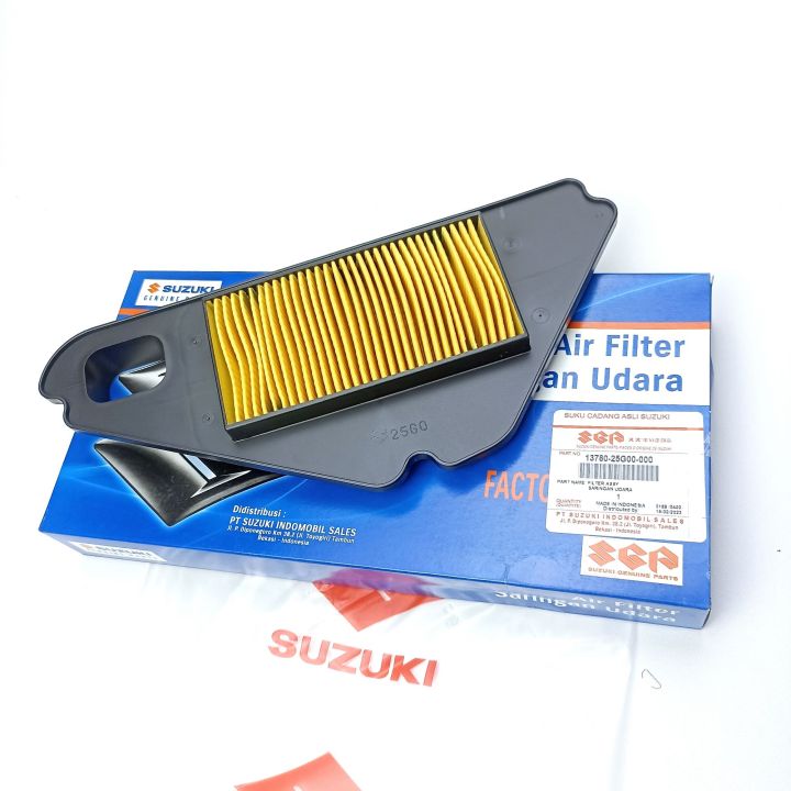FILTER UDARA SARINGAN UDARA SATRIA FU 150 KARBU KERING 13780-25G00-000 ...