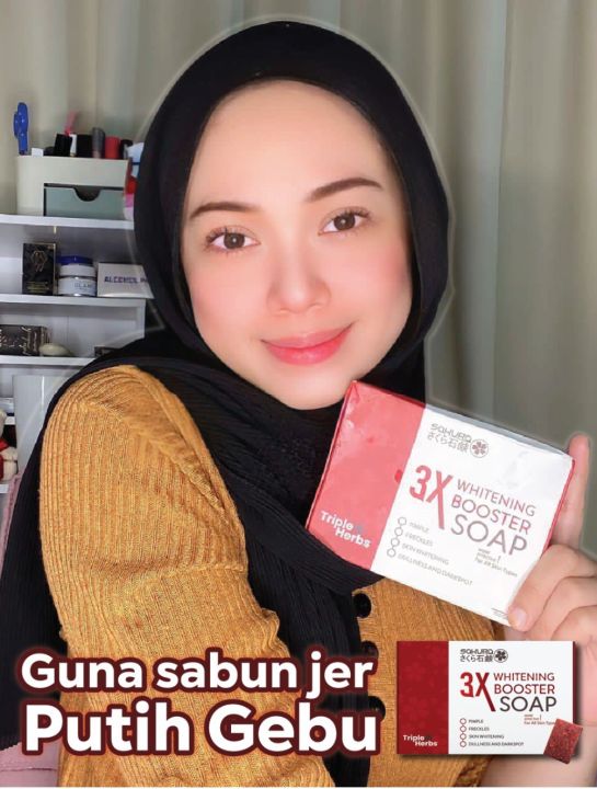 3x Whitening Booster Sakura Soap Viral Original 💯 | Lazada