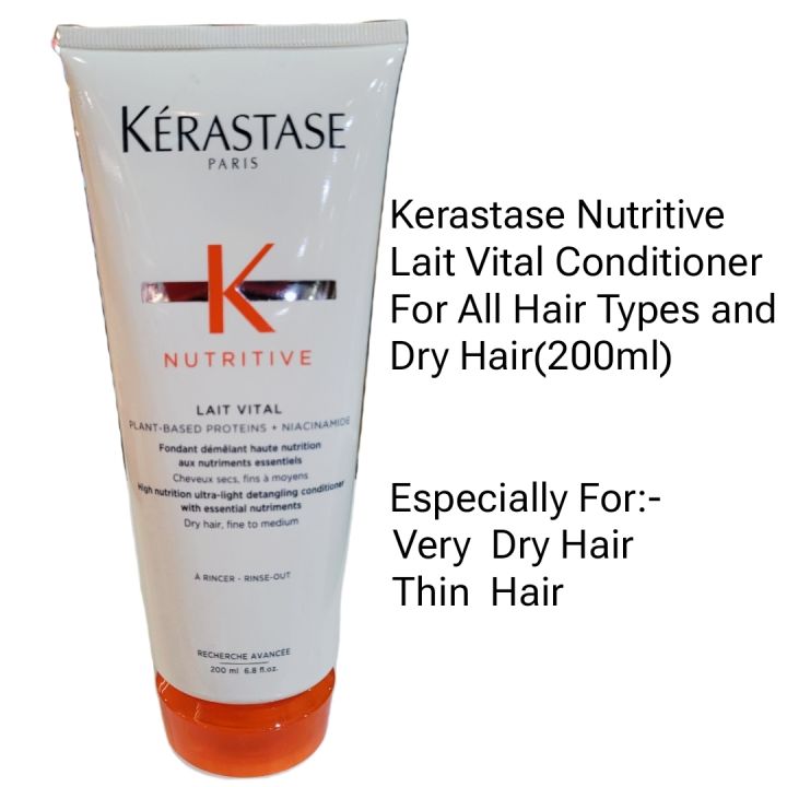 Kerastase Nutritive Lait Vital Conditioner For All Hair Types (200ml ...
