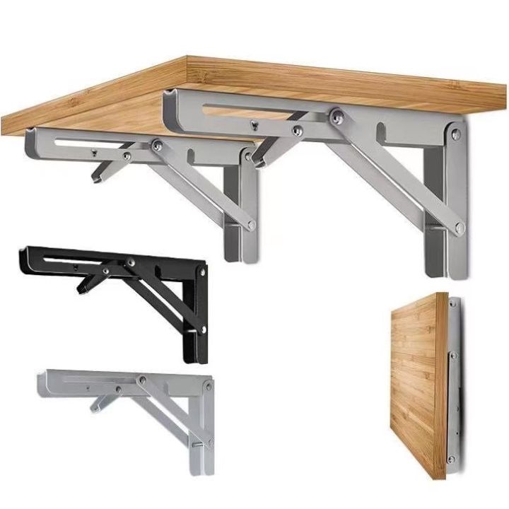 Folding Angle Bracket，2 PCS Triangle Folding Angle Bracket Heavy ...