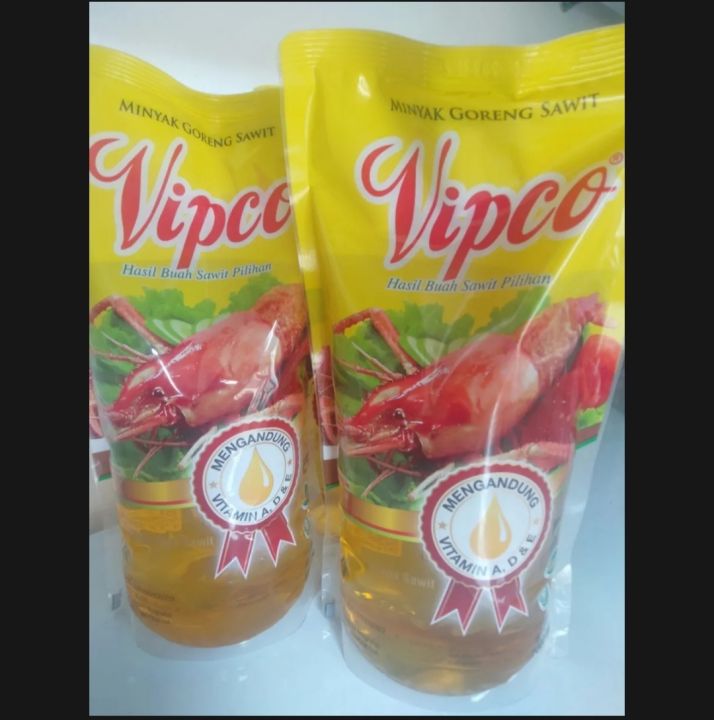 MINYAK GORENG VIPCO REFILL 1 DUS ISI 12 PCS 1 LITER | Lazada Indonesia