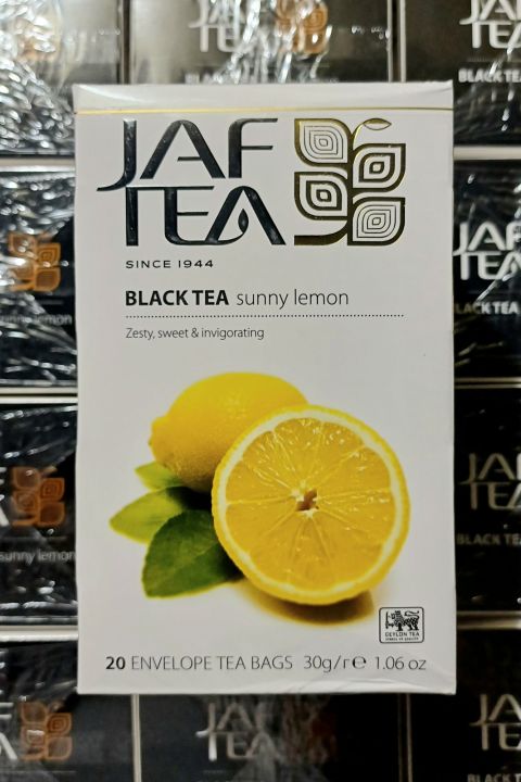 JAF TEA Black Tea Sunny Lemon 20 pcs x 1.5 g | Lazada PH