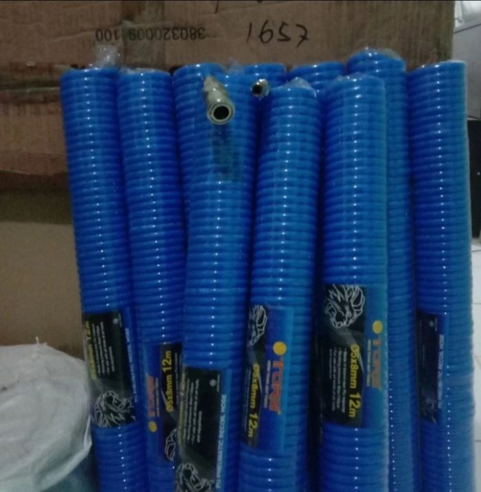 Selang Spiral/ Selang Recoil Selang Per / Selang Pu 5x8mm Tora 12 Mtr ...