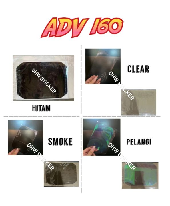 Tinted Meter Honda ADV 160 Warna Hitam/ Clear / Pelangi / Smoke | Lazada