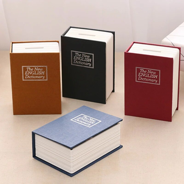Mini Book Protective Box Password Box Mini Coin Lock Children Storage ...