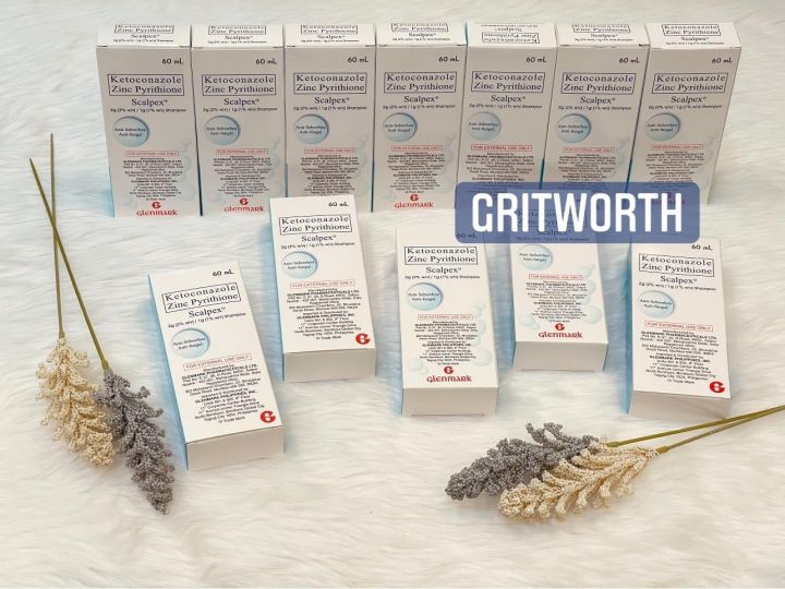 SCALPEX Shampoo Ketoconazole Zinc Pyrithione Anti dandruff Anti fungal ...