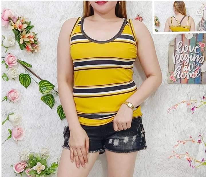 Racer Back Stripe Sando Fit Up To XL | Lazada PH