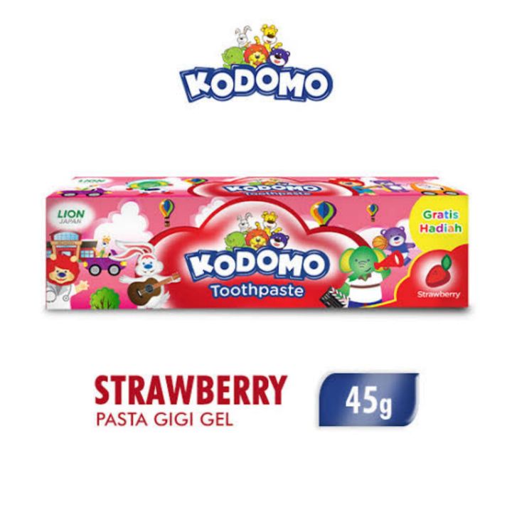 KODOMO STRAWBERRY PASTA GIGI 45 Gram | Lazada Indonesia