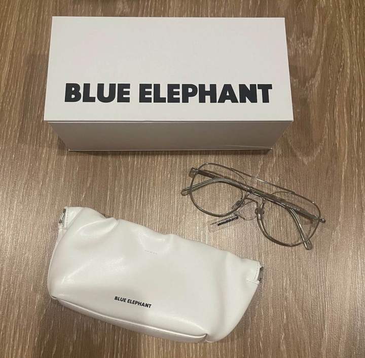 พร้อมส่ง แว่น Blue elephant แว่นสายตา นำเข้าจากเกาหลี แท้ 100% | Lazada ...