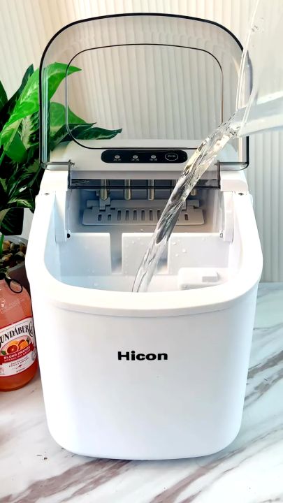 Hicon Ice Maker Automatic Electric Household Mini Square Shape Making ...